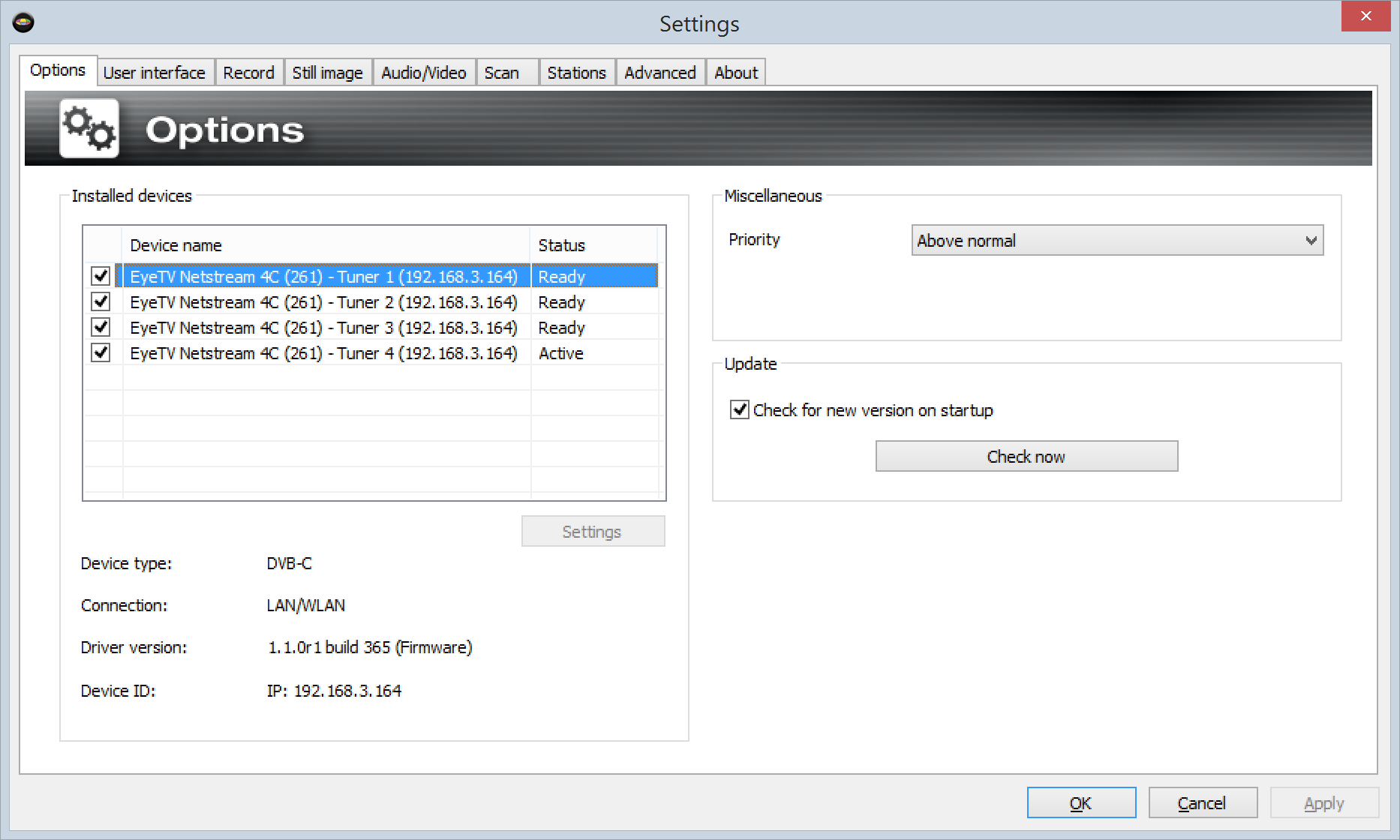 Geniatech EyeTV » EyeTV Netstream 4C can be setup using a Mac, PC ...