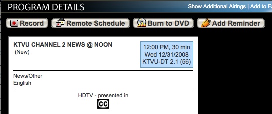 Geniatech EyeTV » How do I use TV Guide with EyeTV?